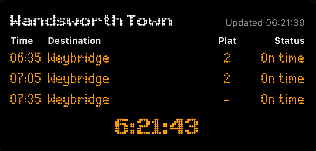 Live Train Times - National Rail UK - Railtime App